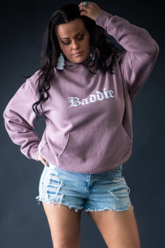 Baddie Hoodie - Rose – Grace & Grit & Co